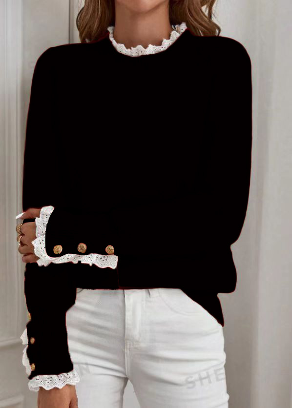 Women Wool/Knitting Plain Long Sleeve Comfy Elegant Sweater | noracora