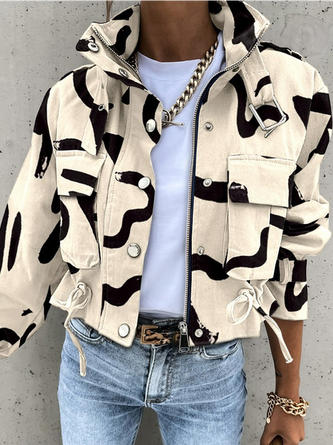 Women's Plain Regular Loose Jacket | noracora